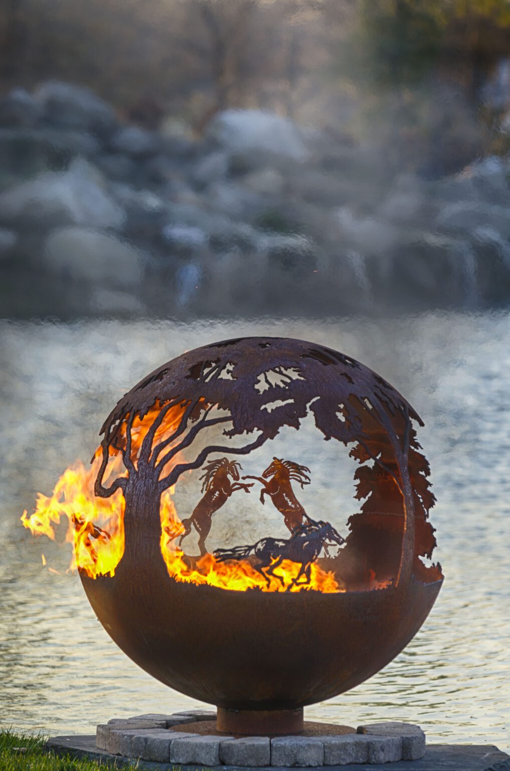 Fire Pit Sphere - Wildfire | The Fire Pit Gallery