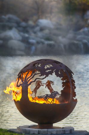 Fire Pit Sphere - Wildfire | The Fire Pit Gallery