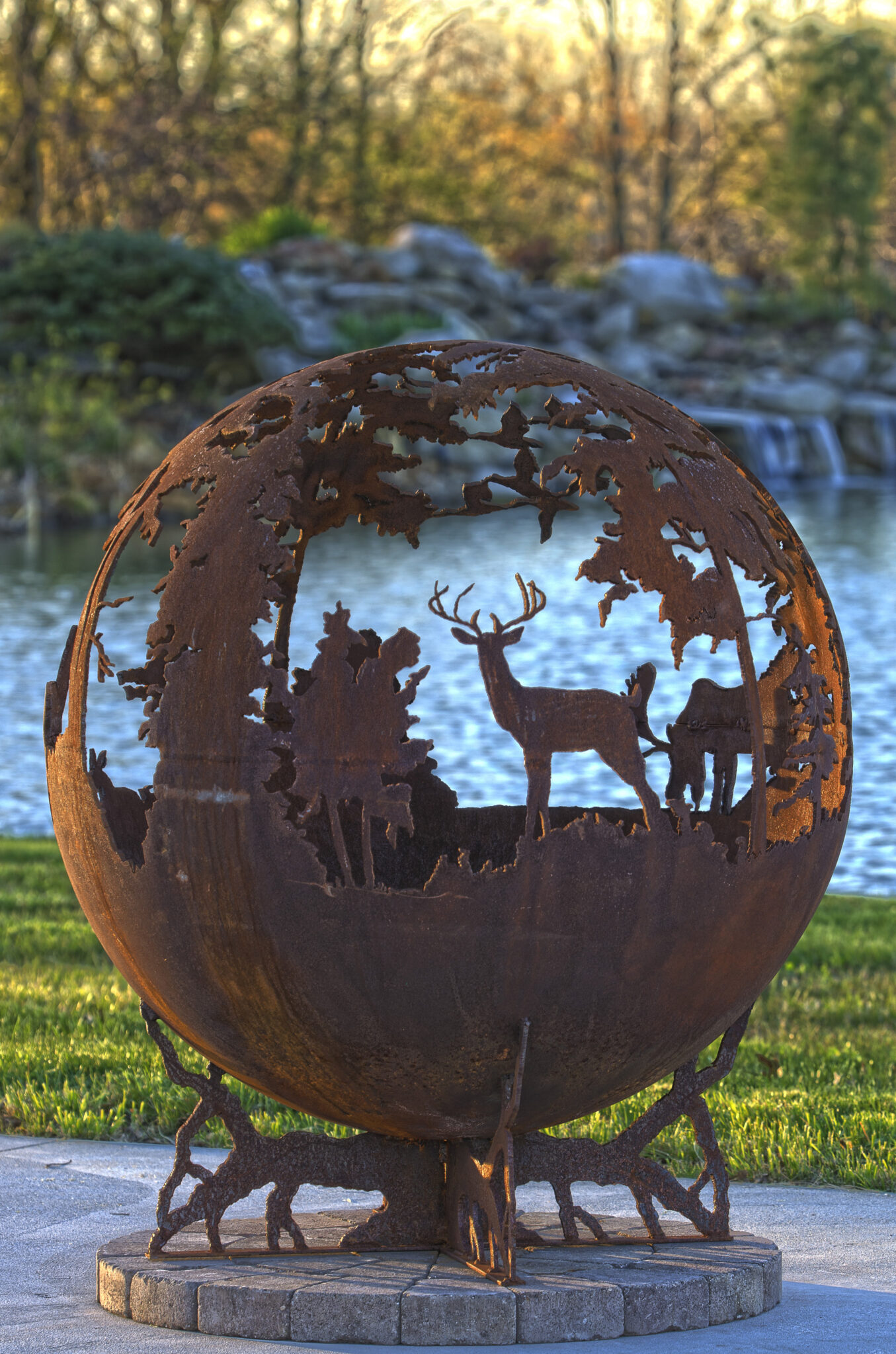 Up North Fire Pit Sphere | The Fire Pit Gallery